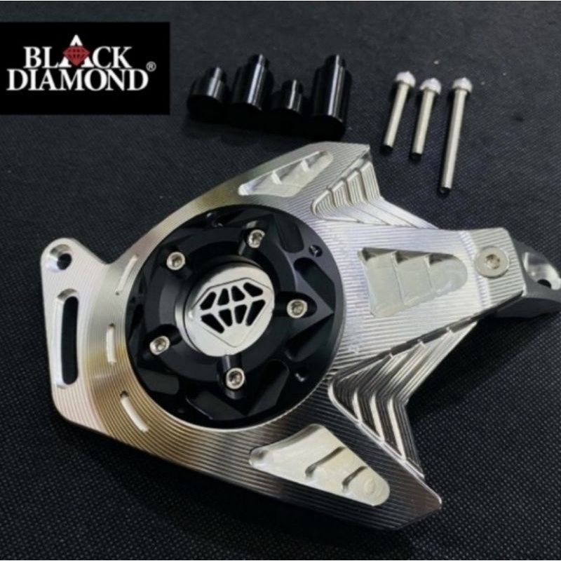Jual Cover Tutup Engine Guard CNC Nmax | Aerox | Lexi Black Diamond ...