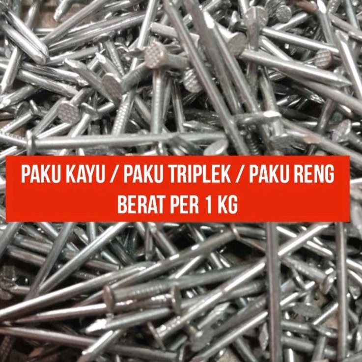 Jual Paku Kayu 2cm / 2.5cm / 3cm / 4cm / 5 cm / 7 cm / 10 cm [1kg] Paku ...