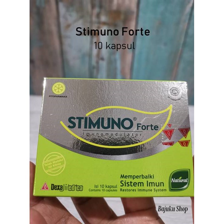 Jual STIMUNO FORTE 10 KAPSUL / CAPSULE / IMUNOMODULATOR | Shopee Indonesia