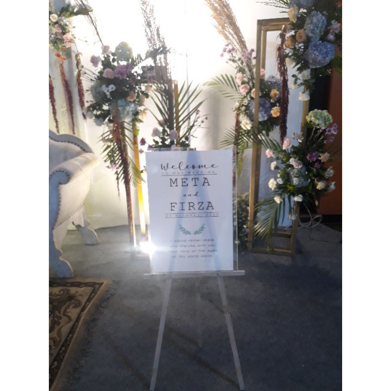 Jual Wedding Sign/ Dekorasi Pernikahan/ Dekorasi Lamaran/ Akrilik Sign ...