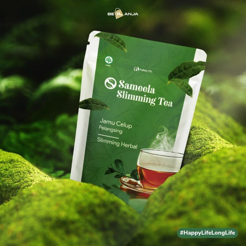 Jual SAMEELA SLIMING TEA DAUN JATI BELANDA B ERL BPOM DAN HALAL ...