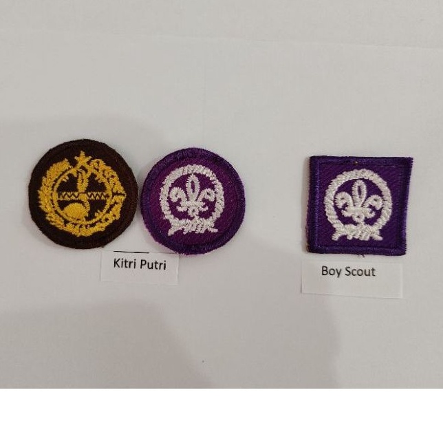 Jual Lambang Pramuka, Putri Kitri / Putra Boy Scout/ Lambang Lokasi ...