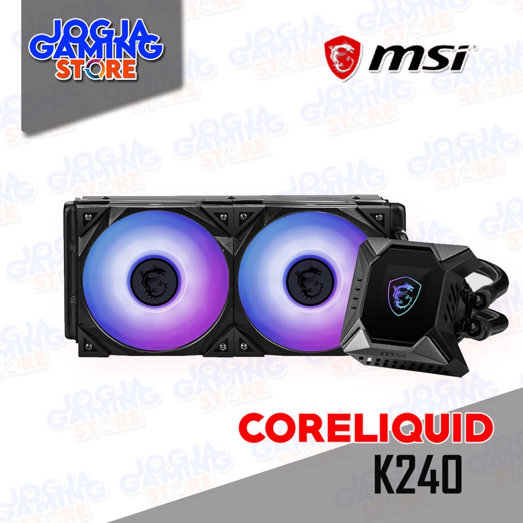 Jual MSI MPG CORELIQUID K240 ARGB Liquid CPU Cooler 240mm | Shopee Indonesia