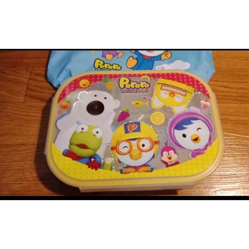 Jual Ori Korea Pororo Lunch Box / Plate Stainless Steel 304 With Bag ...