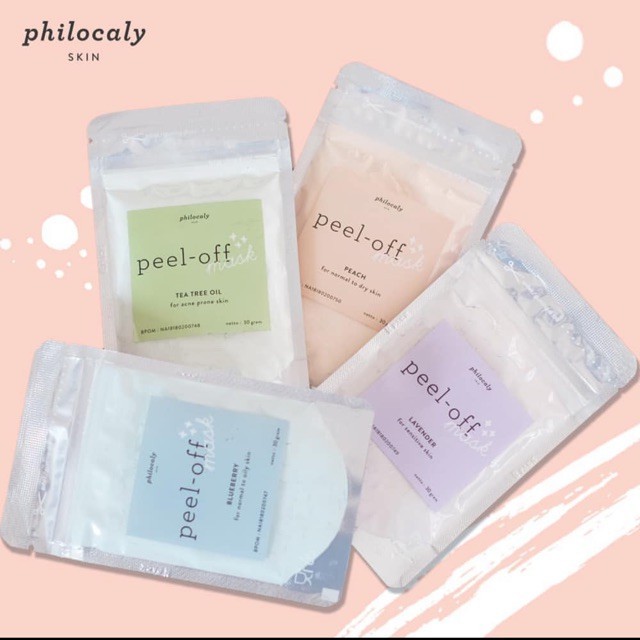 Jual [100GRAM] TERMURAH MASKER PEEL OFF PHILOCALY SKIN / MASK | Shopee ...