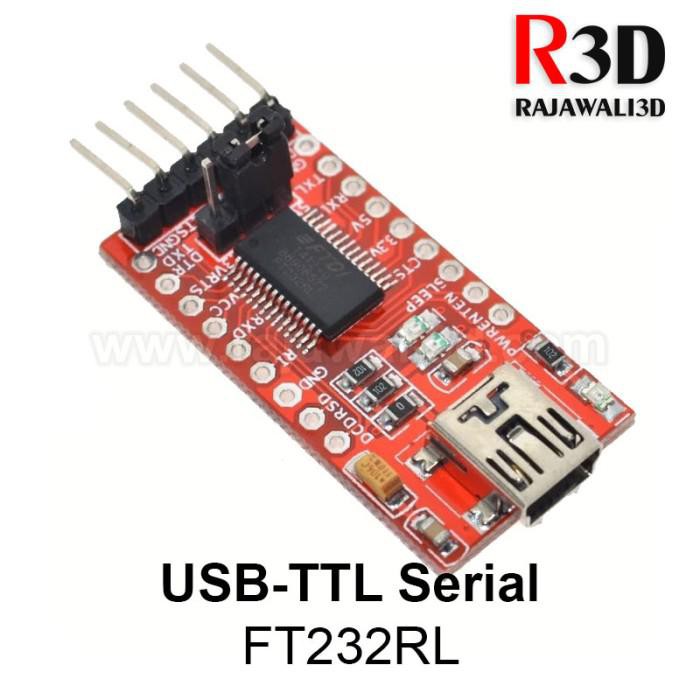 Jual FT232RL FT232 USB To TTL Download Cable To Serial Converter Module ...
