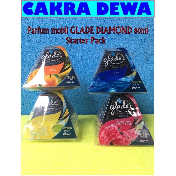 Jual Parfum Mobil GLADE DIAMOND 80ML Starter Pack | Shopee Indonesia