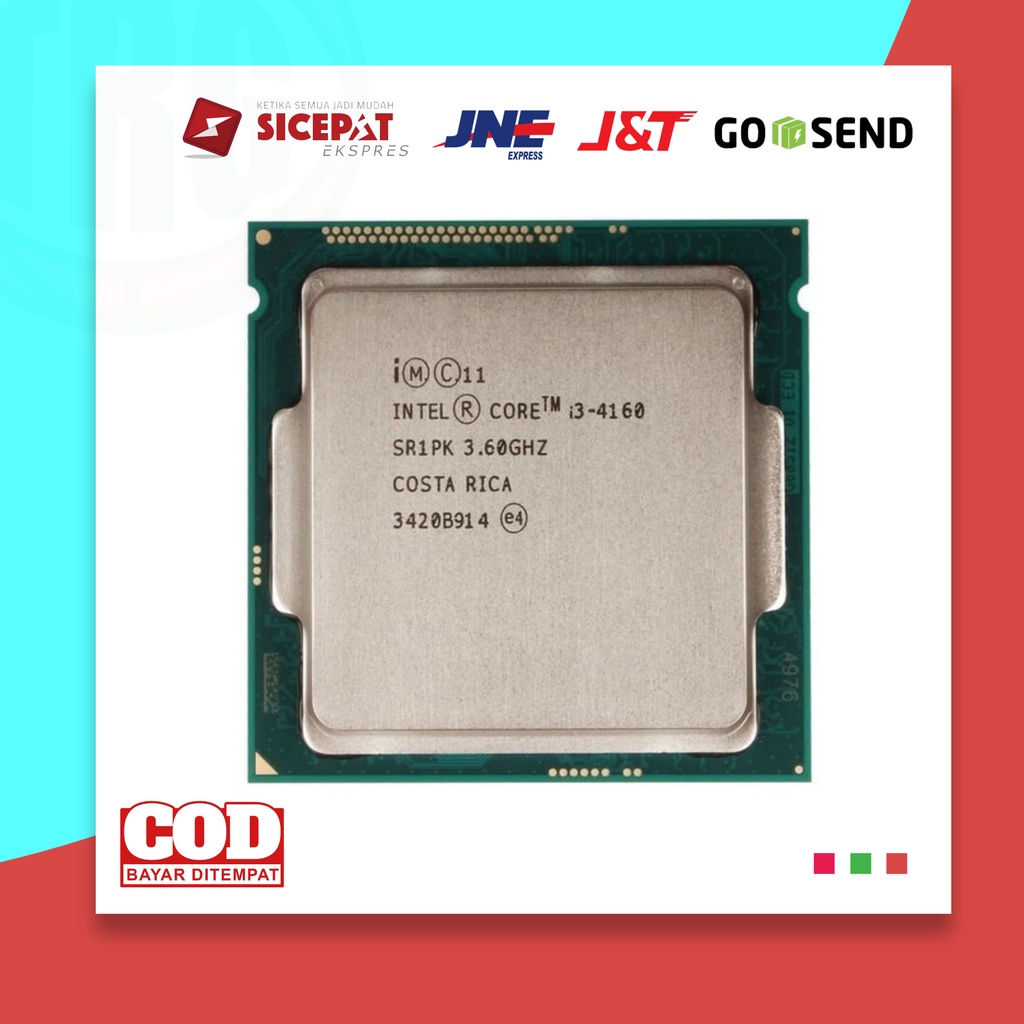 Jual Prosesor Intel Core I3 4160 Cache 3M 3,6GHz Haswell LGA 1150 Gen4 ...
