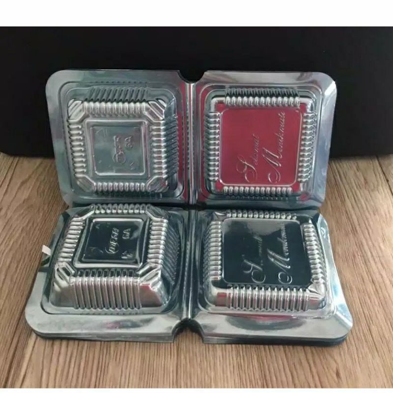 Jual Plastik Mika Kue | Mika Persegi Kecil Ukuran 6A isi 100 pcs ...