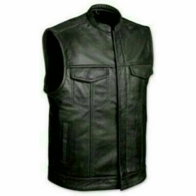 Jual Rompi kulit pria semi kulit 124 ROMPI MOTOR ROMPI BIKERS | Shopee ...