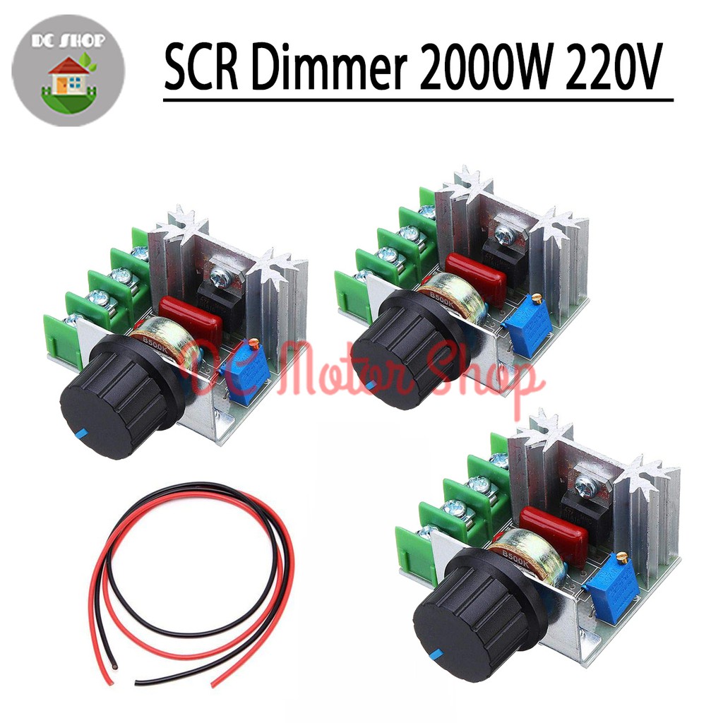 Jual Dimmer SCR 2000W Motor Speed Controller 220V AC PWM Regulator | Shopee Indonesia