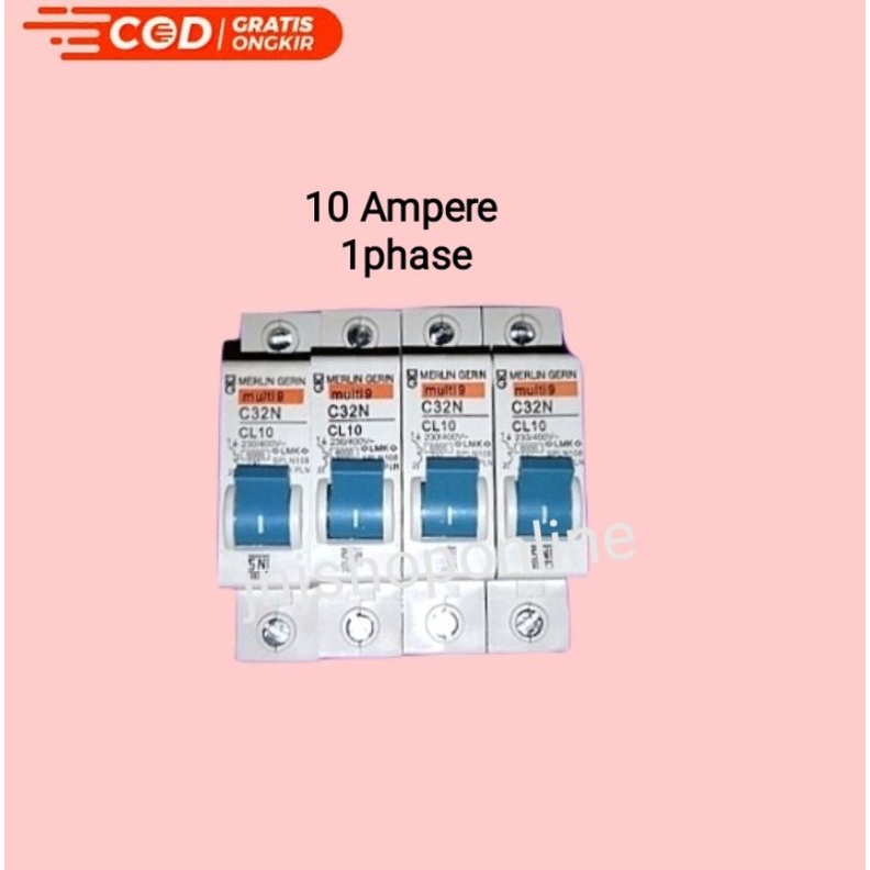 Jual Mcb 10 Ampere merlin gerin | Shopee Indonesia