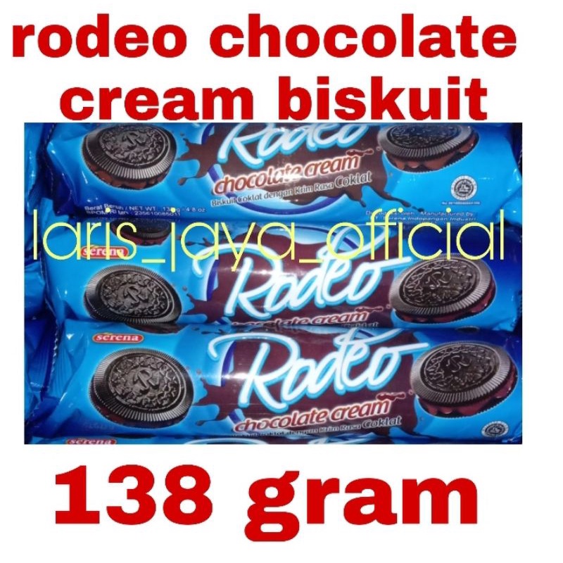 Jual rodeo chocolate cream biskuit 138gram | Shopee Indonesia