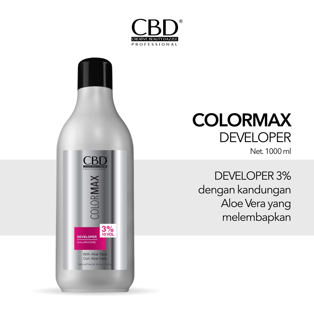 Jual CBD Professional Colormax Developer 1000ml | Shopee Indonesia