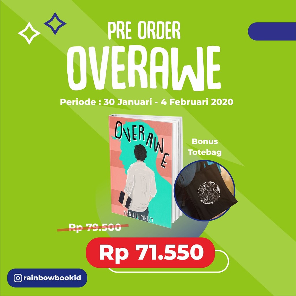 Jual READY STOK Novel OVERAWE by Vanillametzy | Shopee Indonesia