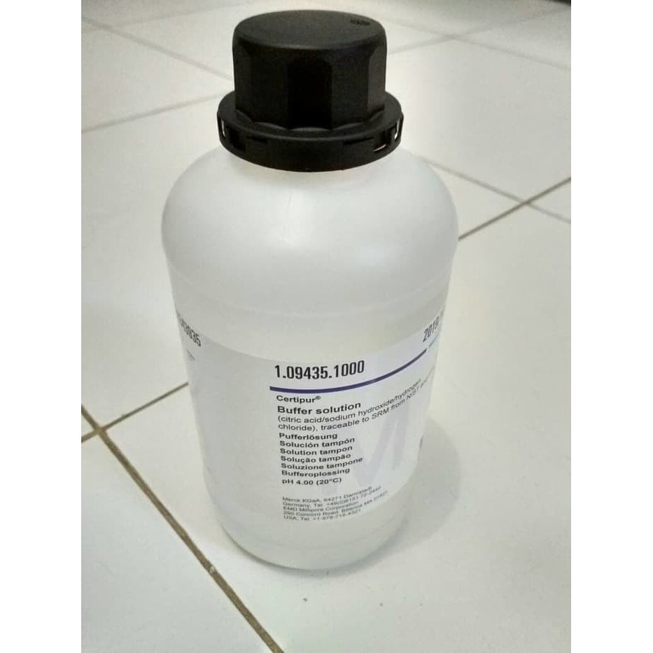 Jual MERCK 109435 Buffer Solution pH 4 cap. 1 liter | Shopee Indonesia