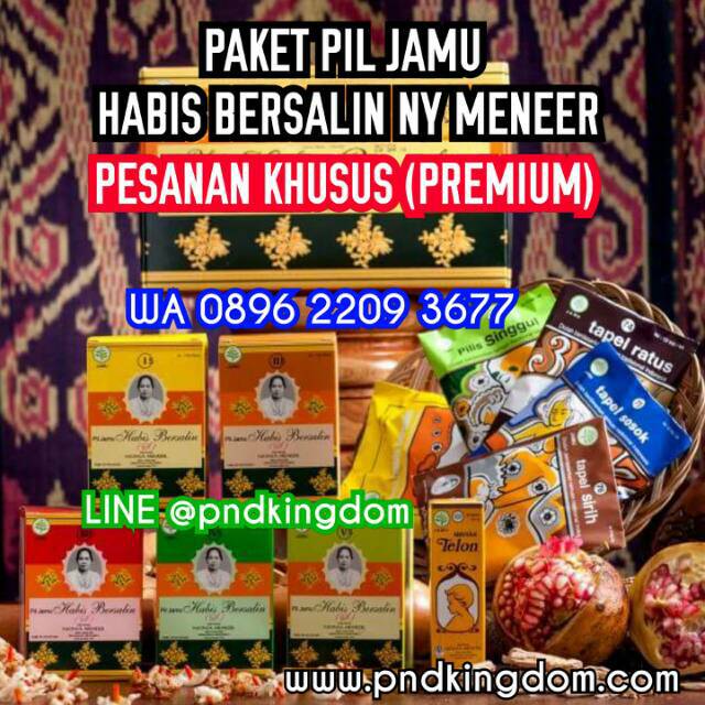 Jual PAKET PIL JAMU NJONJA / NY MENEER HABIS BERSALIN PREMIUM (PESANAN ...