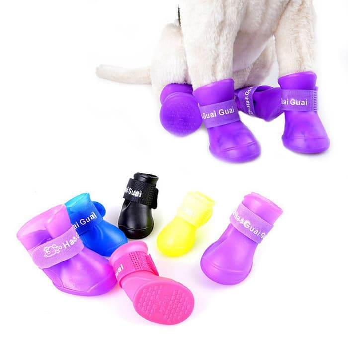 Jual Sepatu Anjing Besar Karet / Sepatu Karet Anjing Besar / Dog Shoes ...
