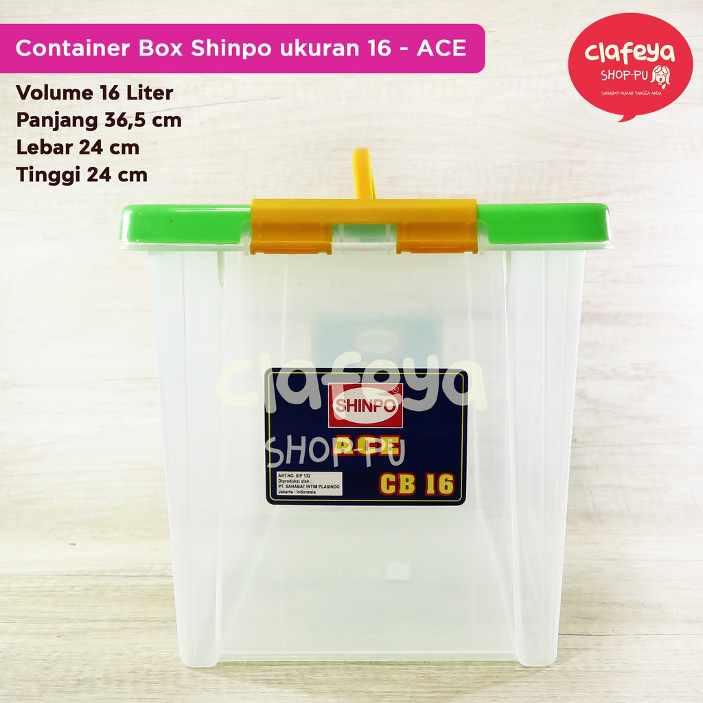 Jual CONTAINER BOX CB 16 SHINPO - ACE SIP 132 | Shopee Indonesia