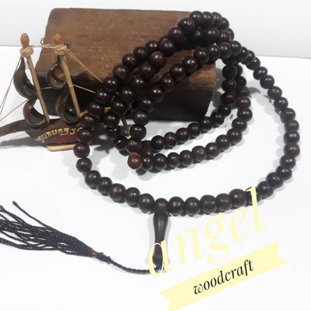 Jual Tasbih kayu stigi laut 8mm | Shopee Indonesia