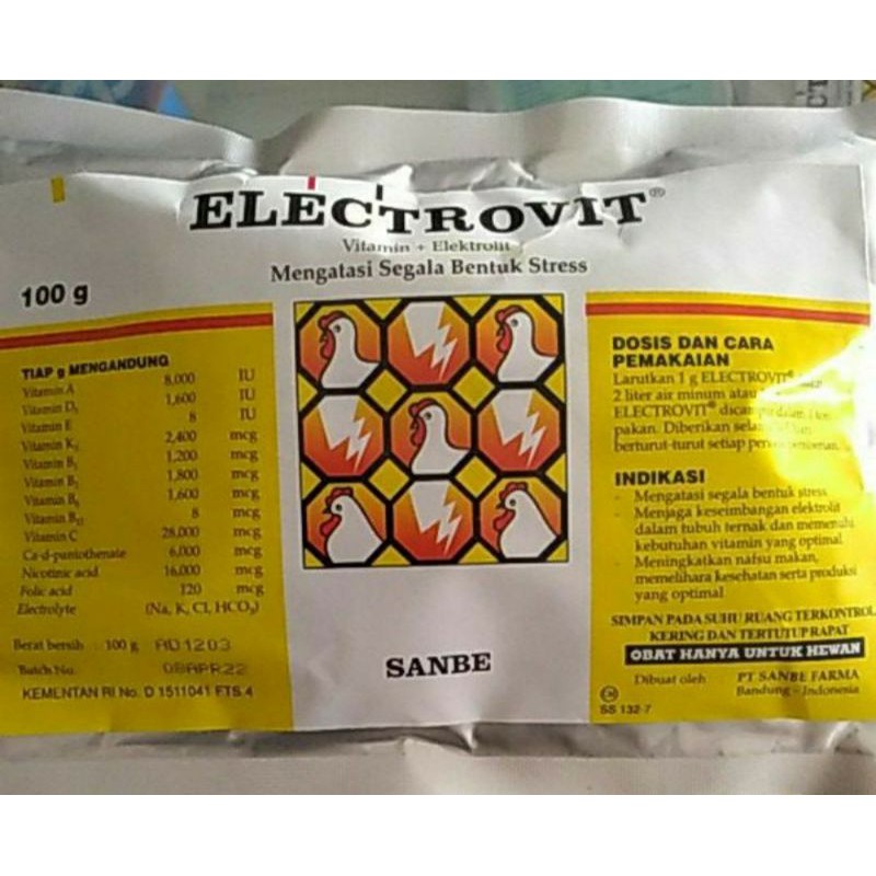 Jual Electrovit 100gr ( multivitamin + electrolit) | Shopee Indonesia