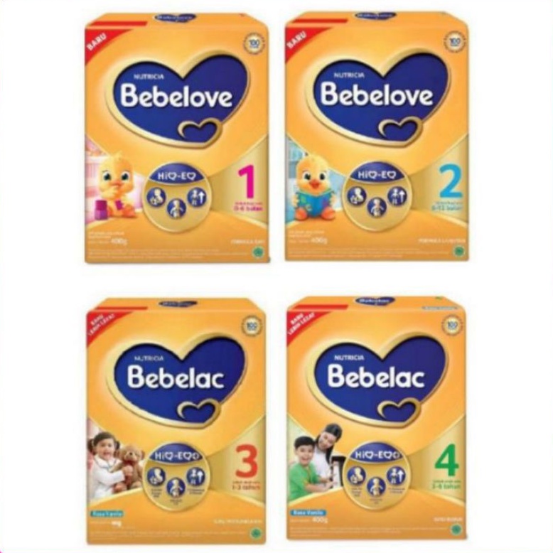 Jual (350g) Bebelove 1 2 Bebelac 3 4 kemasan box Vanila Madu | Shopee ...