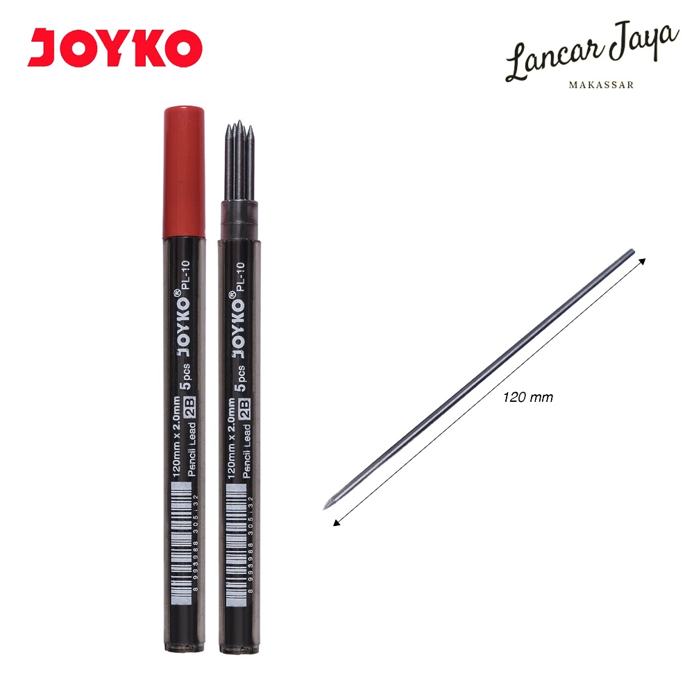 Jual Pencil Lead Isi Pensil Mekanik Joyko PL-10 2B 2.0 mm | Shopee ...