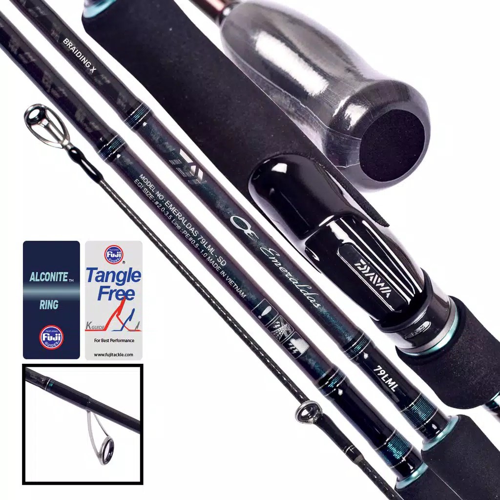 Jual Joran Daiwa EMERALDAS | Joran Mancing Cumi | Eging | Emeraldas 83 LML | Emeraldas 79 LML ...