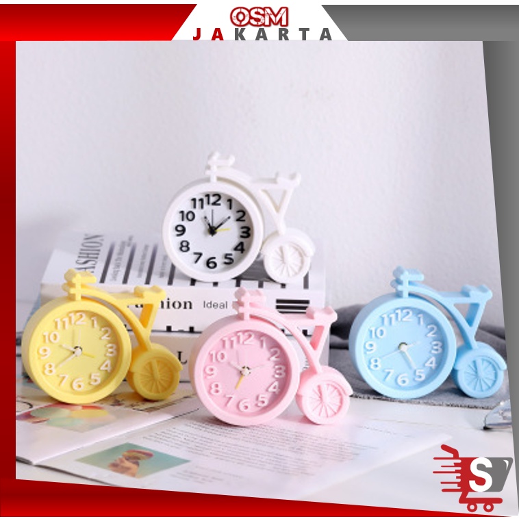 Jual OSM JKT J5476 Jam Meja Model Sepeda / Jam Alarm / Jam Beker / Jam ...