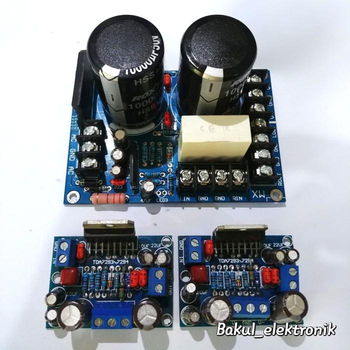 Jual kit power stereo tda7293 + PSU + speaker protech | Shopee Indonesia