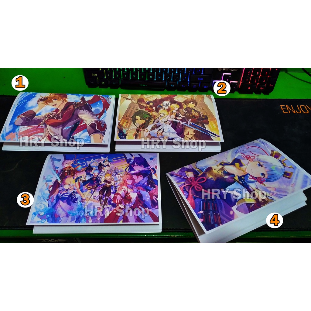 Jual Merchandise Genshin Impact Book (Genshin Impact Notebook/Koleksi ...