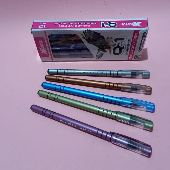 Jual Pulpen Falcon Q1 X Data Model Queen Faster Semi Gel 0.5 Hitam (pcs ...