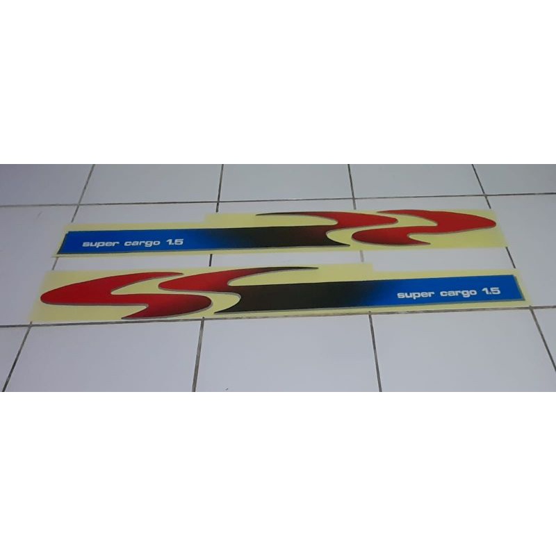 Jual stiker carry super cargo 1.5 super cargo PICKUP pikup | Shopee ...
