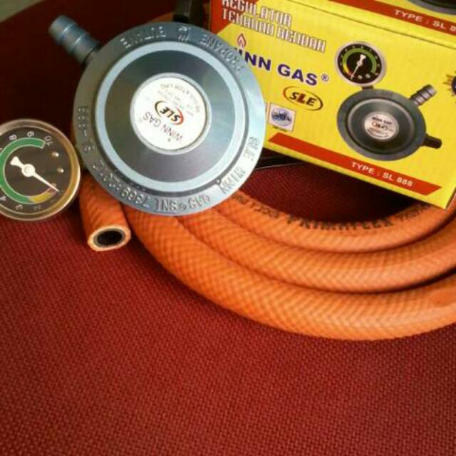 Jual Regulator Gas Elpiji Pertamina Winn gas Matic Sle 888 selang ...
