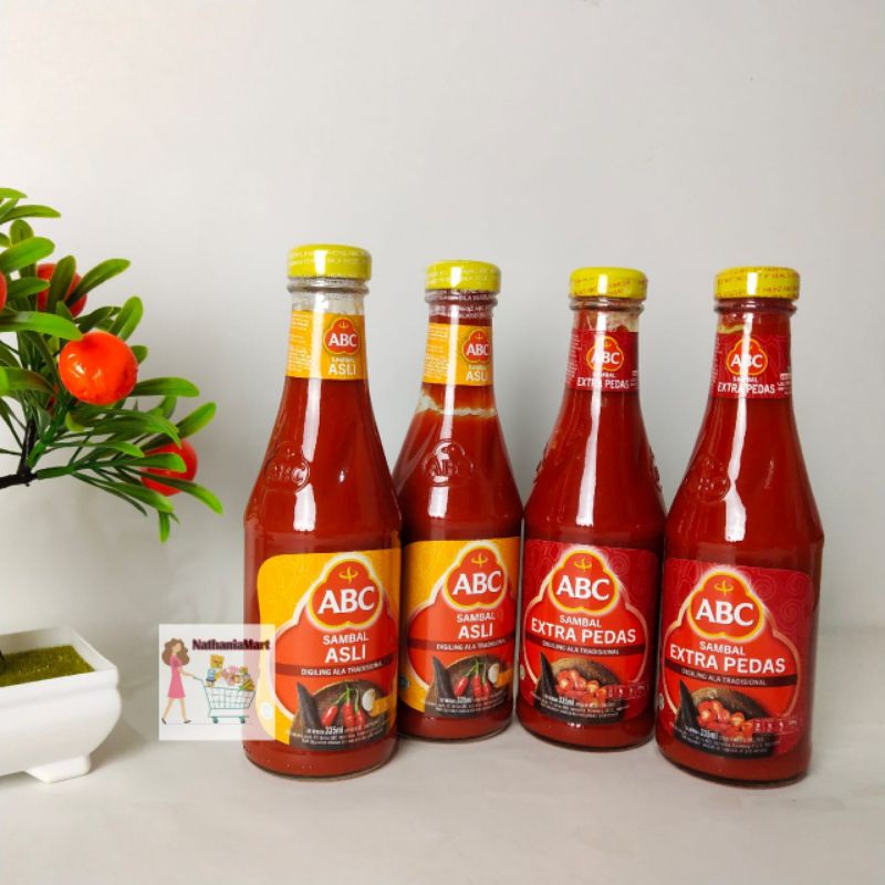 Jual ABC Saus Sambal Asli 335 ml / ABC Saus Sambal Extra Pedas 335 ml ...