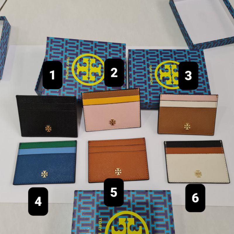 Jual tory burch card holder original tb dompet kartu asli | Shopee Indonesia
