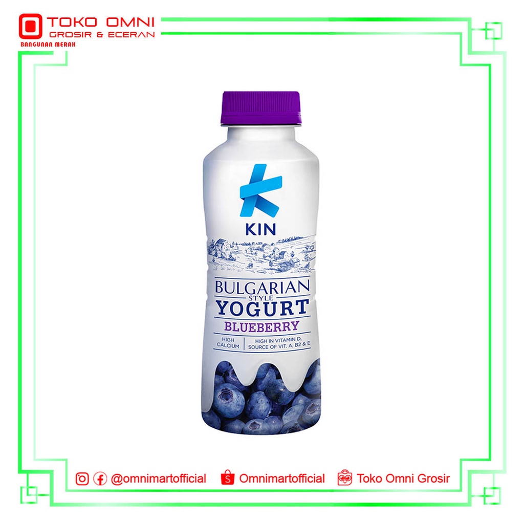 Jual KIN YOGURT BLUEBERRY 200ml | Shopee Indonesia
