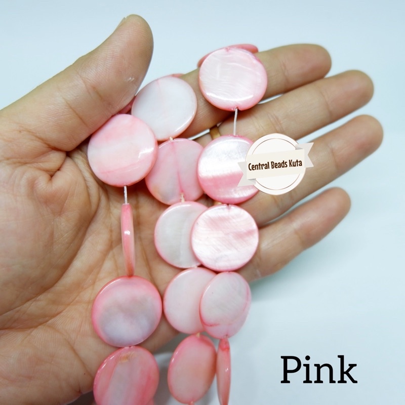 Jual (rentengan) KERANG PIPIH / MANIK KERANG / BEADS SHELL | Shopee ...