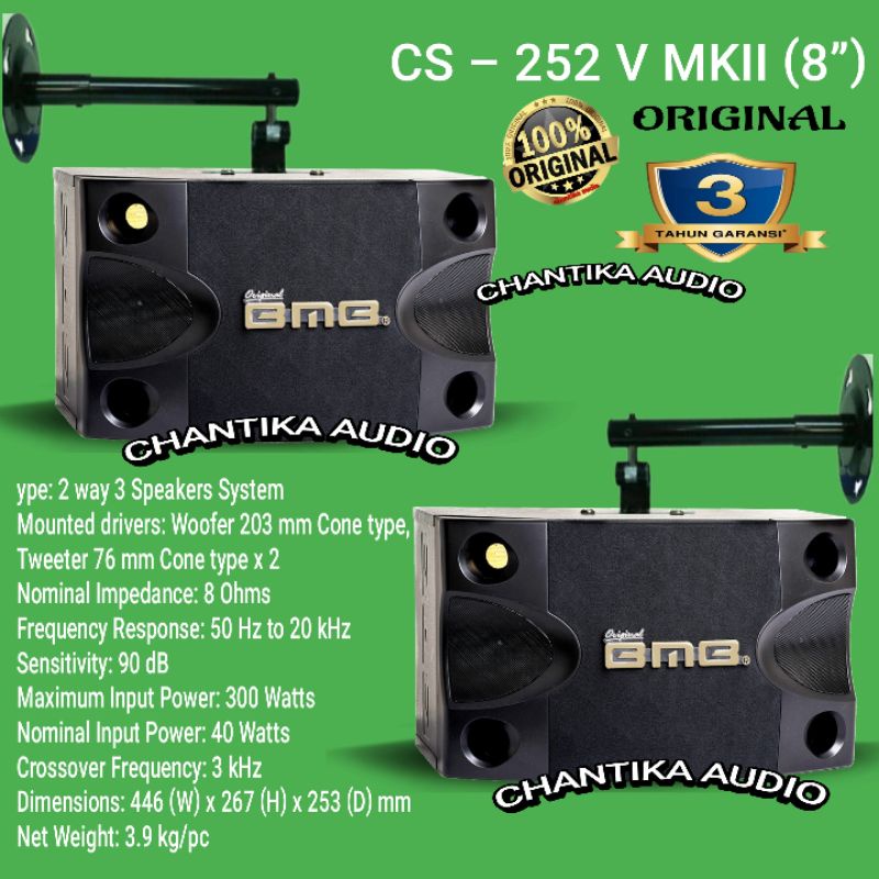 Jual Speaker 8 inch bmb cs 252 v mkIII Speaker bmb sepasang pasif 8 ...