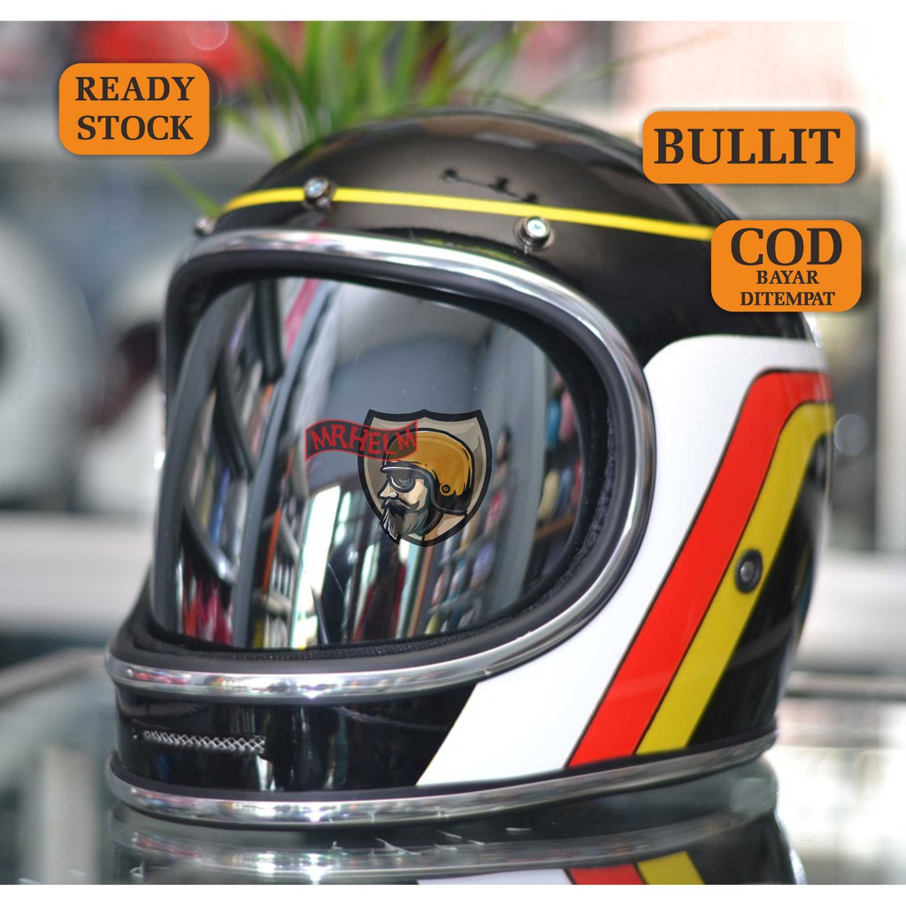 Jual HELM CUSTOM BELL BULLIT TRACKER WITH INNER VISOR / HELM CLASSIC ...