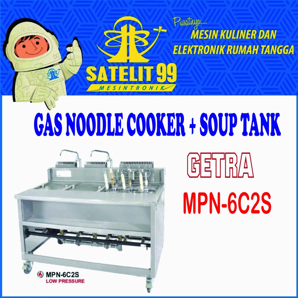Jual GAS NOODLE COOKER + SOUP TANK GETRA MPN-6C2S | Shopee Indonesia