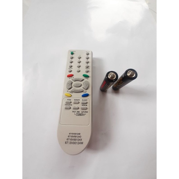 Jual Remote Tv Tabung LG Langsung Pakai Plus Batu Baterai | Shopee ...