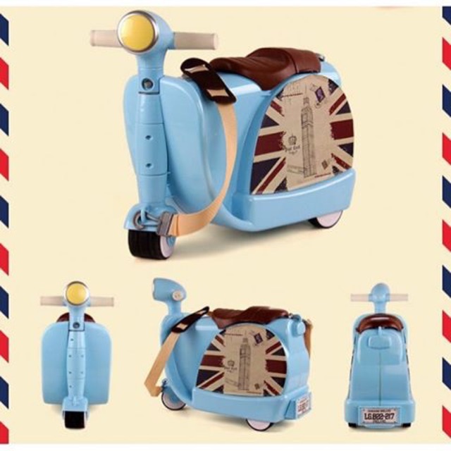 Jual Tas Koper / Sekolah Motor Tarik Anak Ride On Kids Scooter Vespa ...