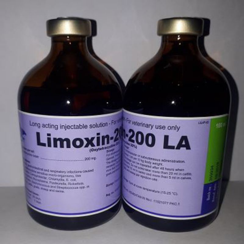 Jual Limoxin-200 LA obat kuku dan mulut hewan sapi kuda kambing ...