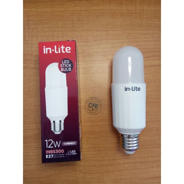 Jual Lampu Inlite LED bohlam stik INBS300 12 watt putih | Shopee Indonesia