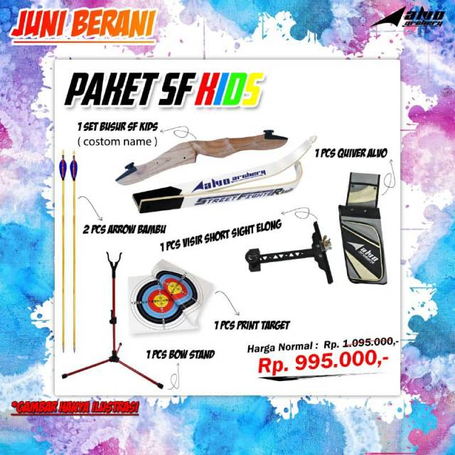 Jual Promo juni sf kids busur panah bukan cartel samick | Shopee Indonesia