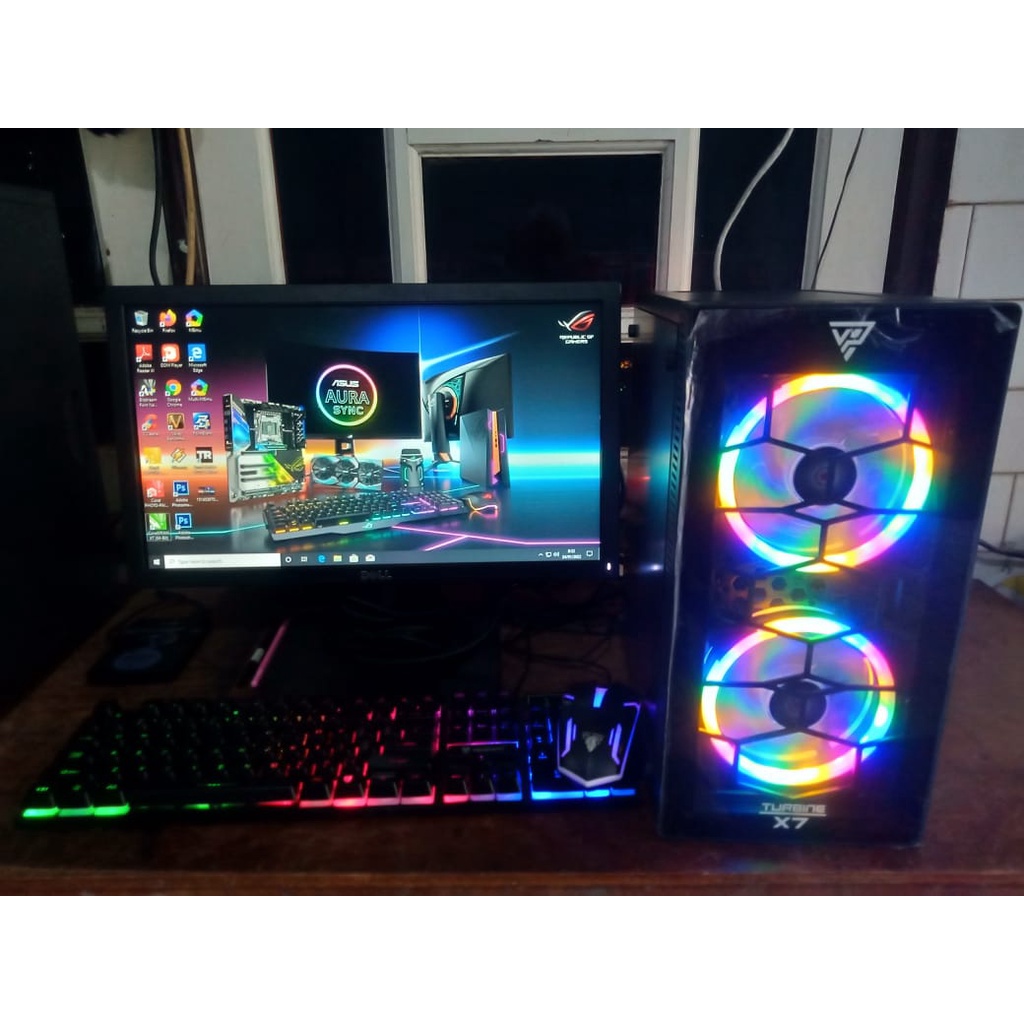 Jual 1 Set Komputer PC Siap Pakai Full RGB | Shopee Indonesia