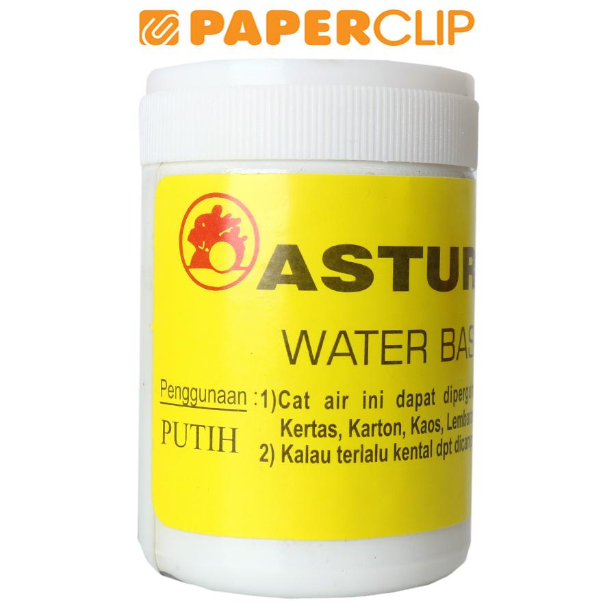 Jual WATERCOLOR ASTURO WATER BASE 100CC PUTIH | Shopee Indonesia