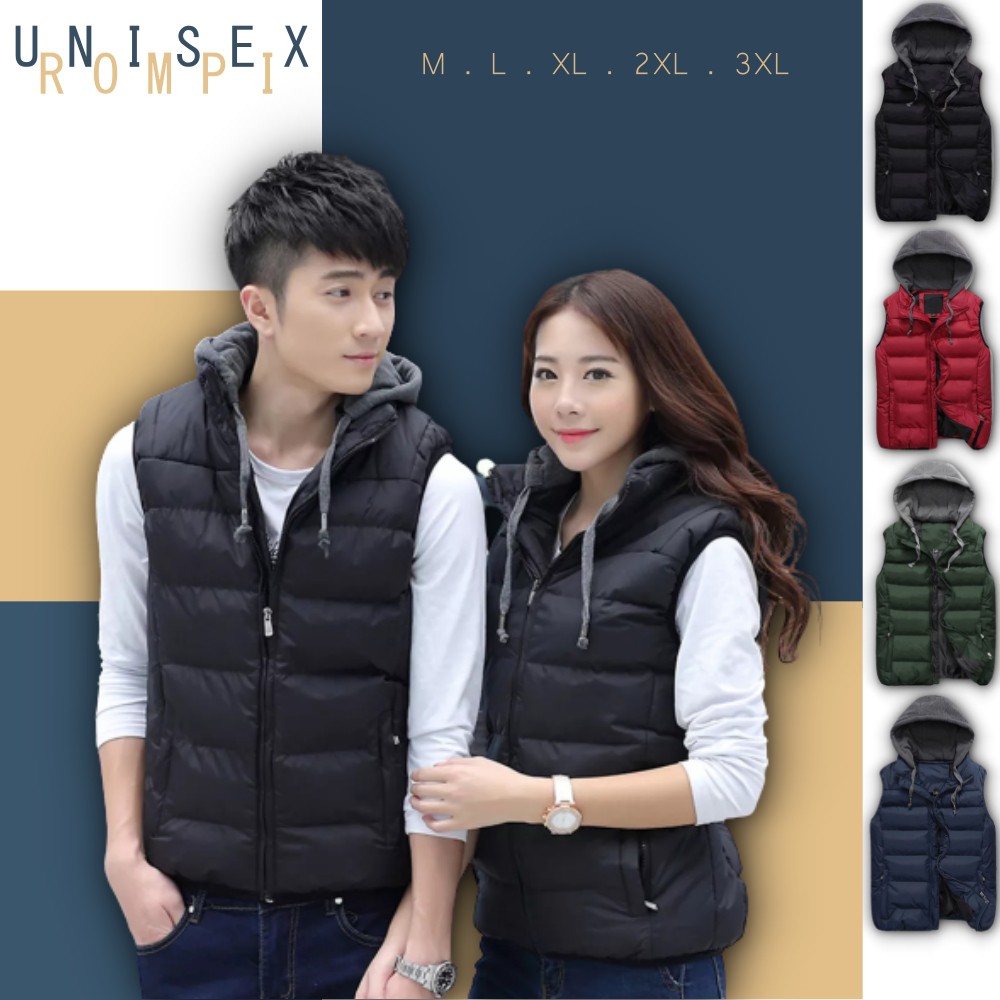 Jual Jaket Rompi Pria Wanita Premium | Shopee Indonesia