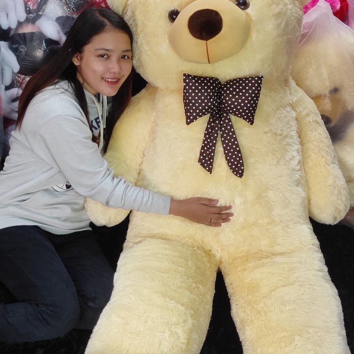 Jual BONEKA TEDDY BEAR SUPER GEDE JUMBO 1,6 METER SETINGGI ORANG DEWASA ...